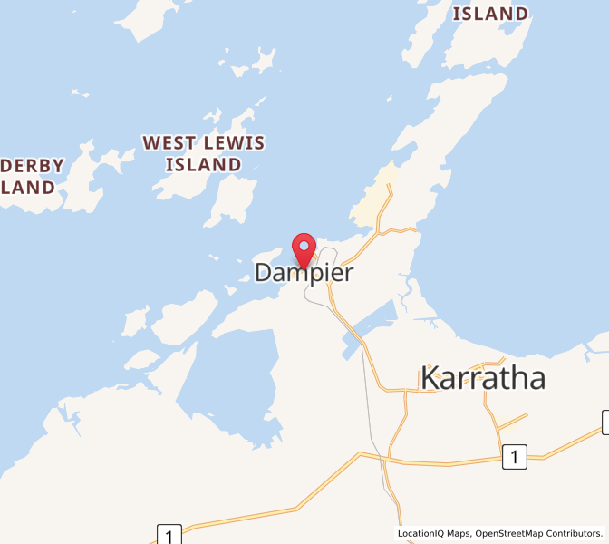 Dampier, Western Australia Sunrise and Sunset Times