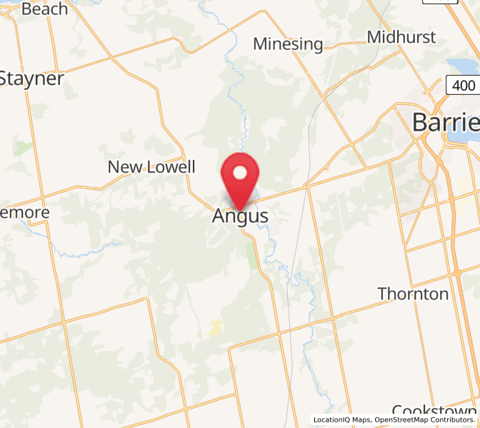 Angus, Ontario Sunrise and Sunset Times