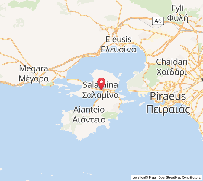 Sunrise and sunset times in Salamína, Attica