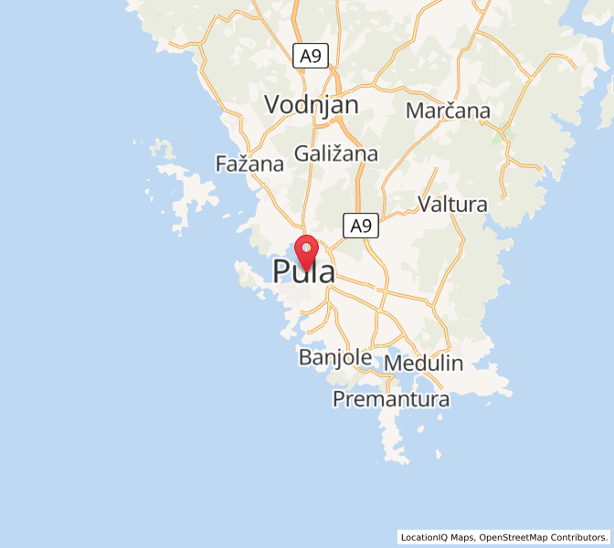 Pula, Istria Sunrise and Sunset Times