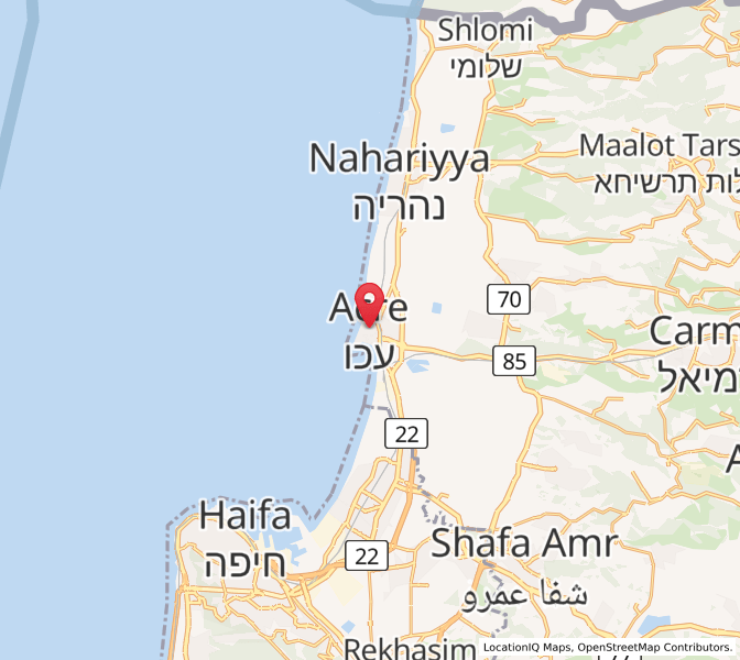 Sunrise and sunset times in Acre, Northern District