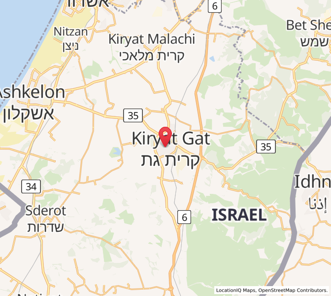 Kiryat Gat, Southern District Sunrise and Sunset Times