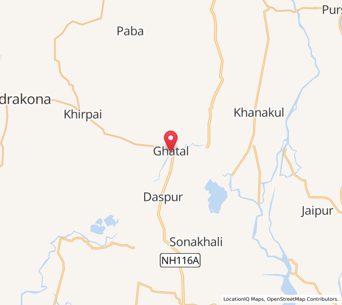 Sunrise and sunset times in Ghatal, West Bengal