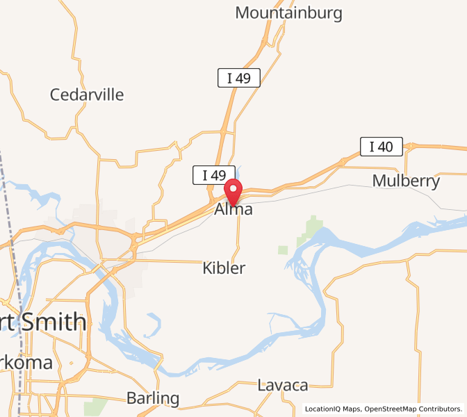 Alma, AR Sunrise and Sunset Times