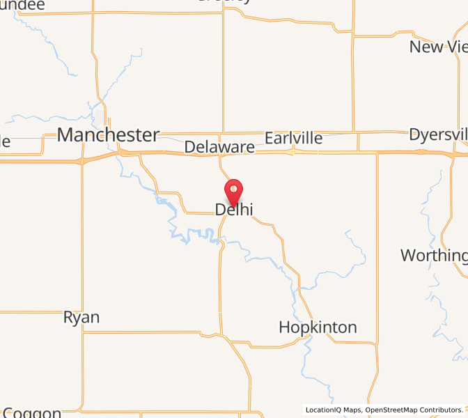Delhi, IA Sunrise and Sunset Times
