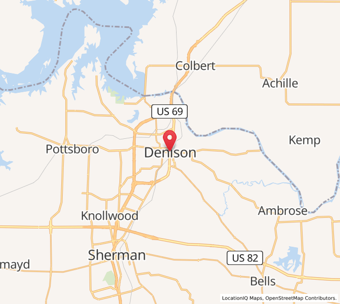 Denison, TX Sunrise and Sunset Times