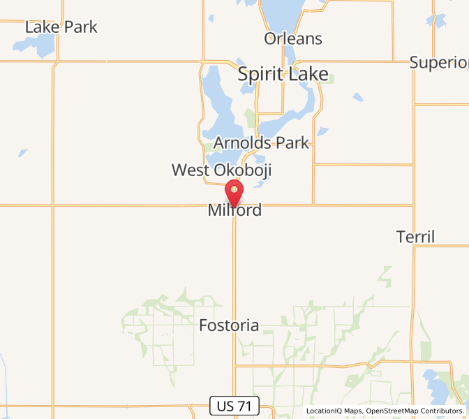Milford, IA Sunrise and Sunset Times