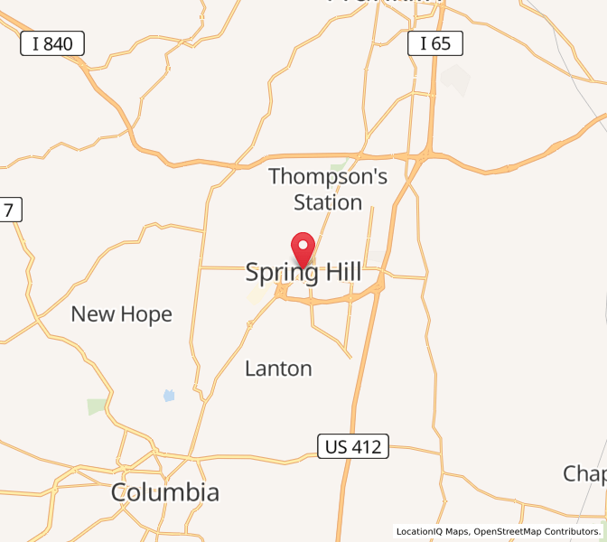 Spring Hill, TN Sunrise and Sunset Times