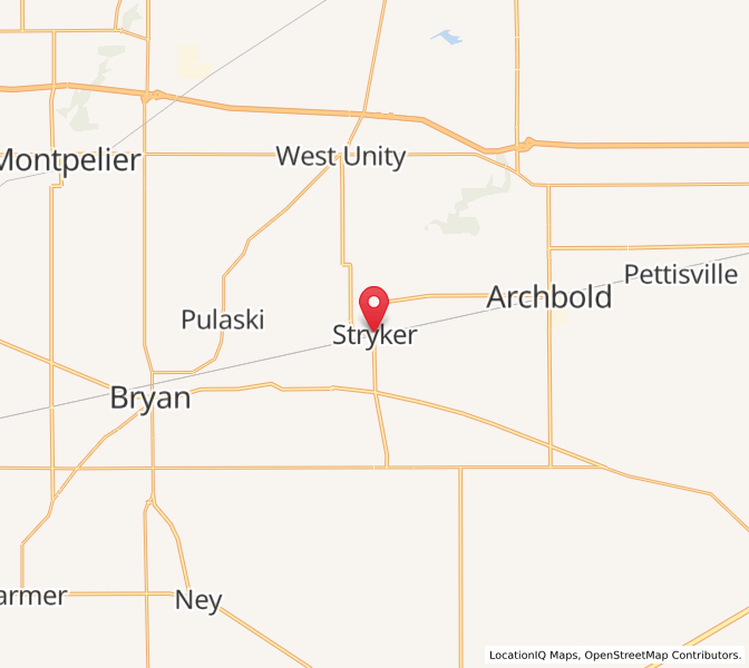 Stryker Ohio Map at Amanda Collison blog