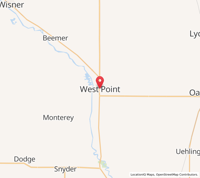 West Point, NE Sunrise and Sunset Times
