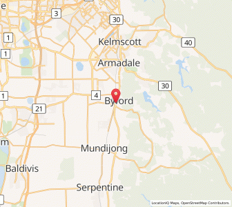 Byford, Western Australia Sunrise and Sunset Times