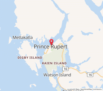 Prince Rupert, British Columbia Sunrise and Sunset Times