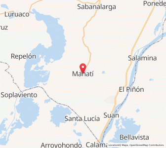 Manatí, Atlantico Sunrise and Sunset Times