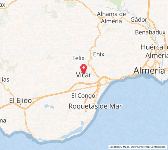 Vícar, Andalusia Sunrise and Sunset Times