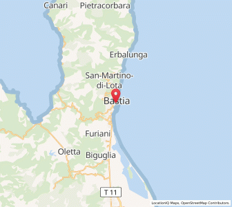 Bastia, Corsica Sunrise and Sunset Times