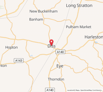 Diss, England Sunrise and Sunset Times