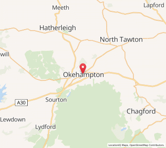 Okehampton, England Sunrise and Sunset Times