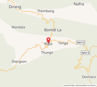 Rupa, Arunachal Pradesh Sunrise and Sunset Times