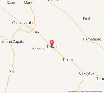 Tecax, Yucatán Sunrise and Sunset Times