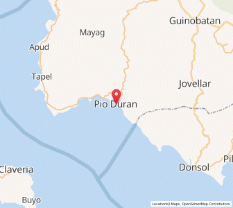 Pio Duran, Bicol Sunrise and Sunset Times