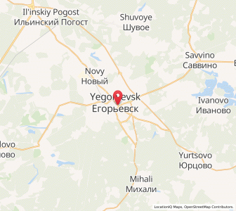 Yegor’yevsk, Moscow Oblast Sunrise and Sunset Times