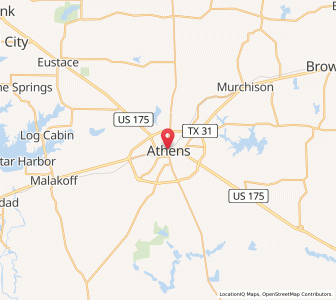 Athens, TX Sunrise and Sunset Times