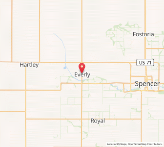 Everly, IA Sunrise and Sunset Times