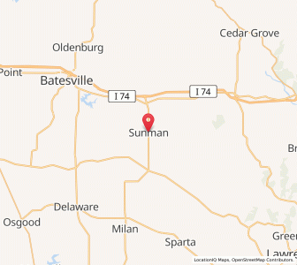 Sunman, IN Sunrise and Sunset Times